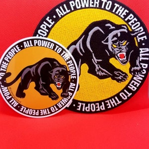 Black Power - Black Panthers Embroidered Iron-on Patch - Etsy