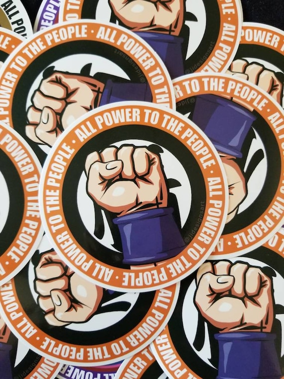 Black Power Goku Dragon Ball Z Decal Sticker - Etsy