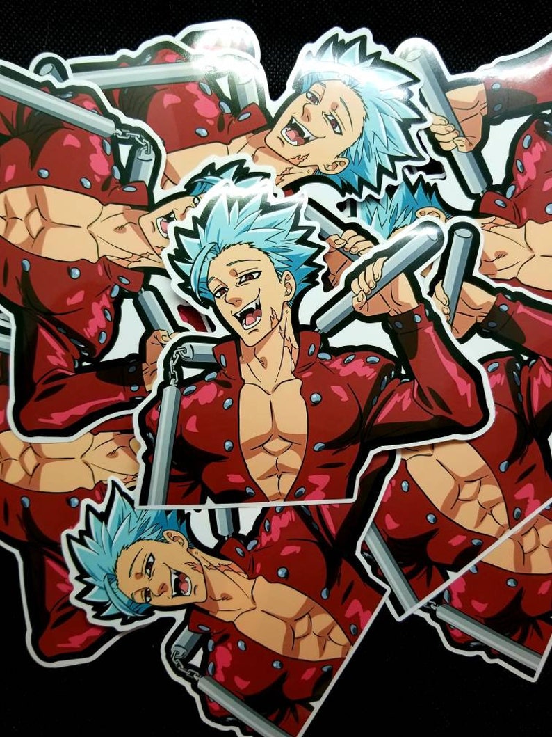 Ban Fox Sin of Greed the Seven Deadly Sins Waterproof Peeker - Etsy