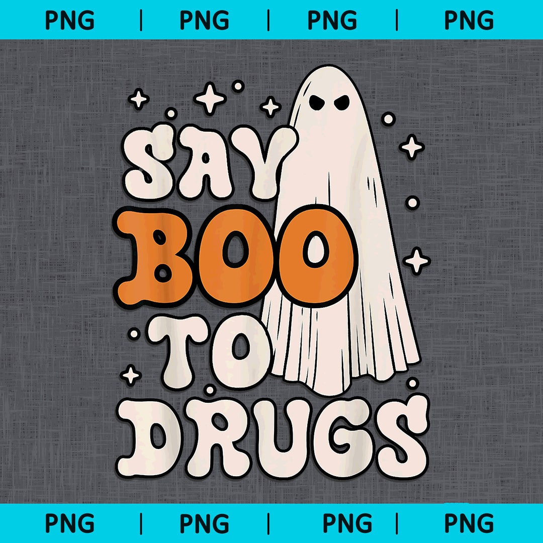 Red Ribbon Week PNG Say Boo to Drugs Png Drug Free Png Red - Etsy
