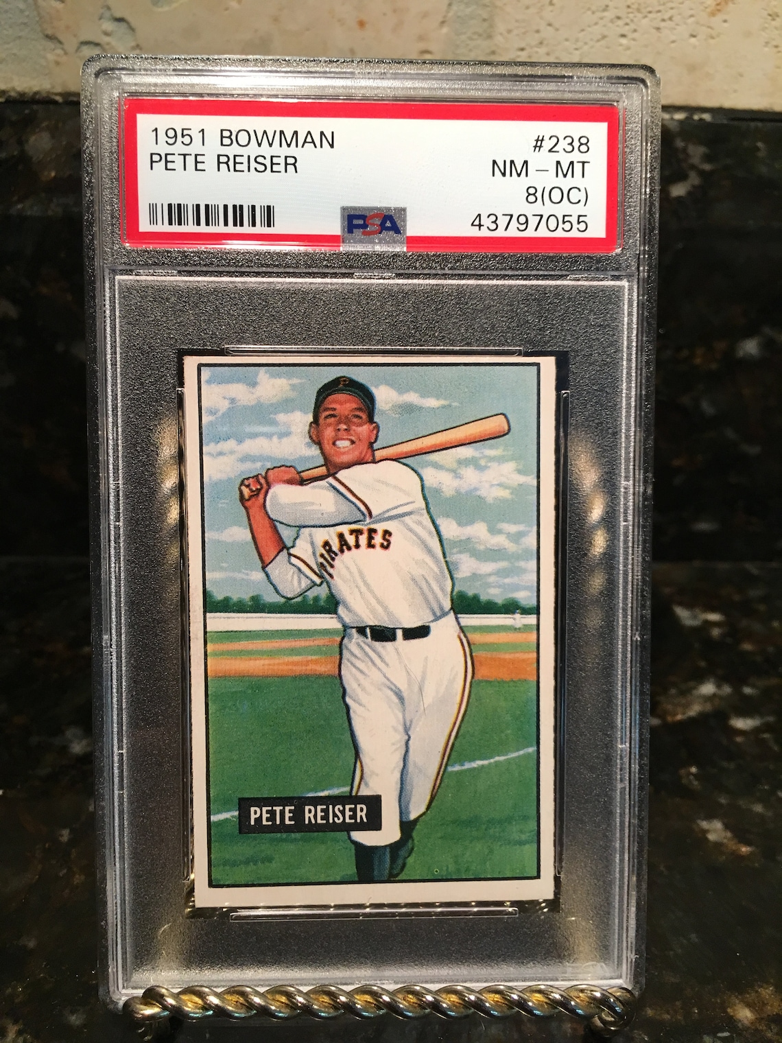 1951 Bowman Baseball Pete Reiser 238 PSA 8 OC Graded - Etsy