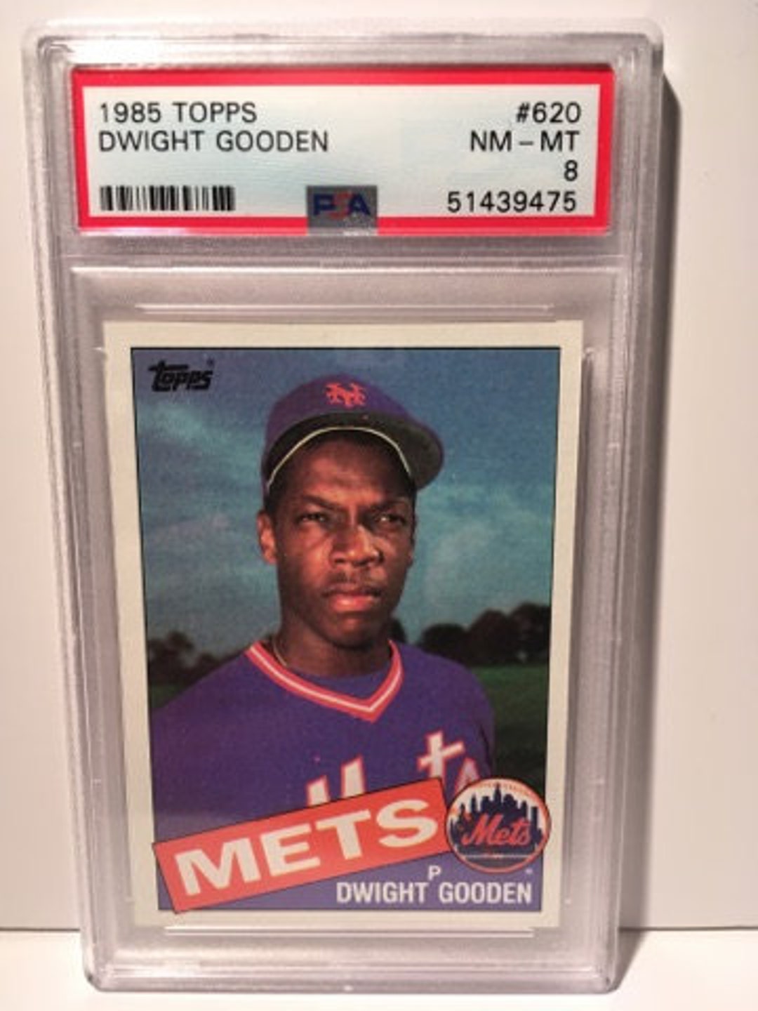 1985 Topps Doc Dwight Gooden Rookie Card New York Mets PSA 8 Graded ...
