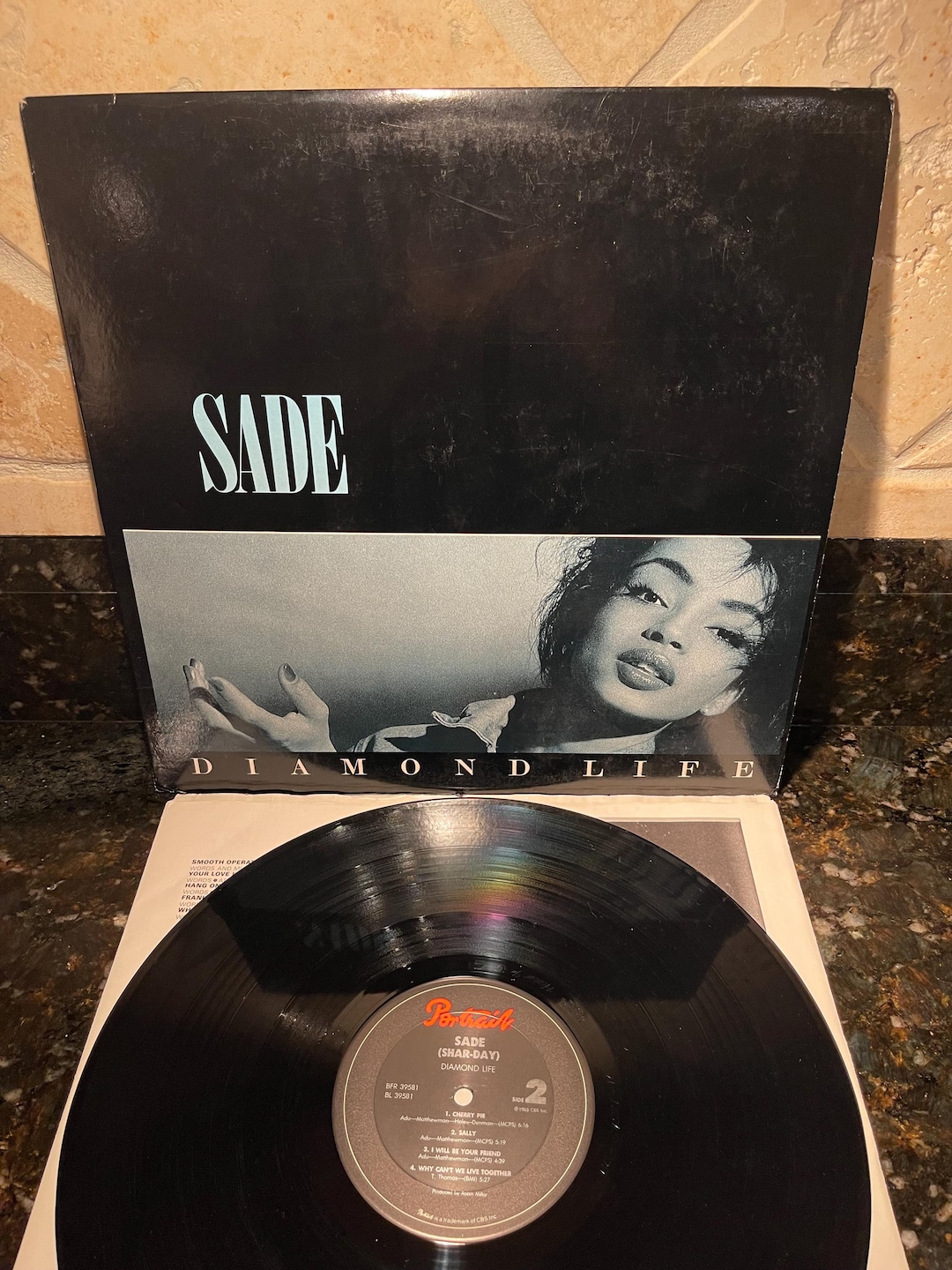 Sade "Diamond Life" - Record Vinyl LP - Vintage Near Mint - Smooth ...