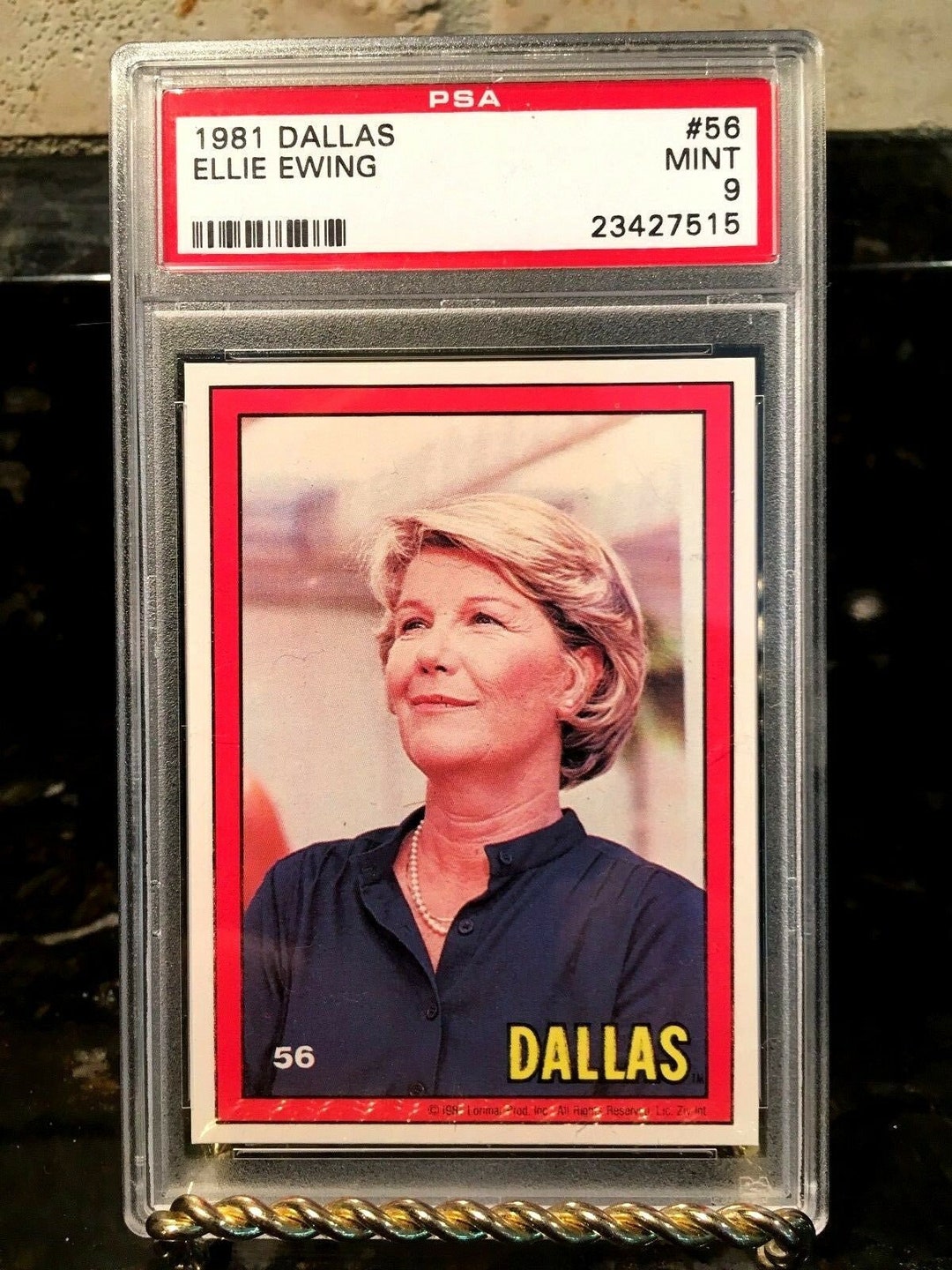 1981 Donruss Dallas TV Show Ellie Ewing 56 PSA MINT 9 - Etsy