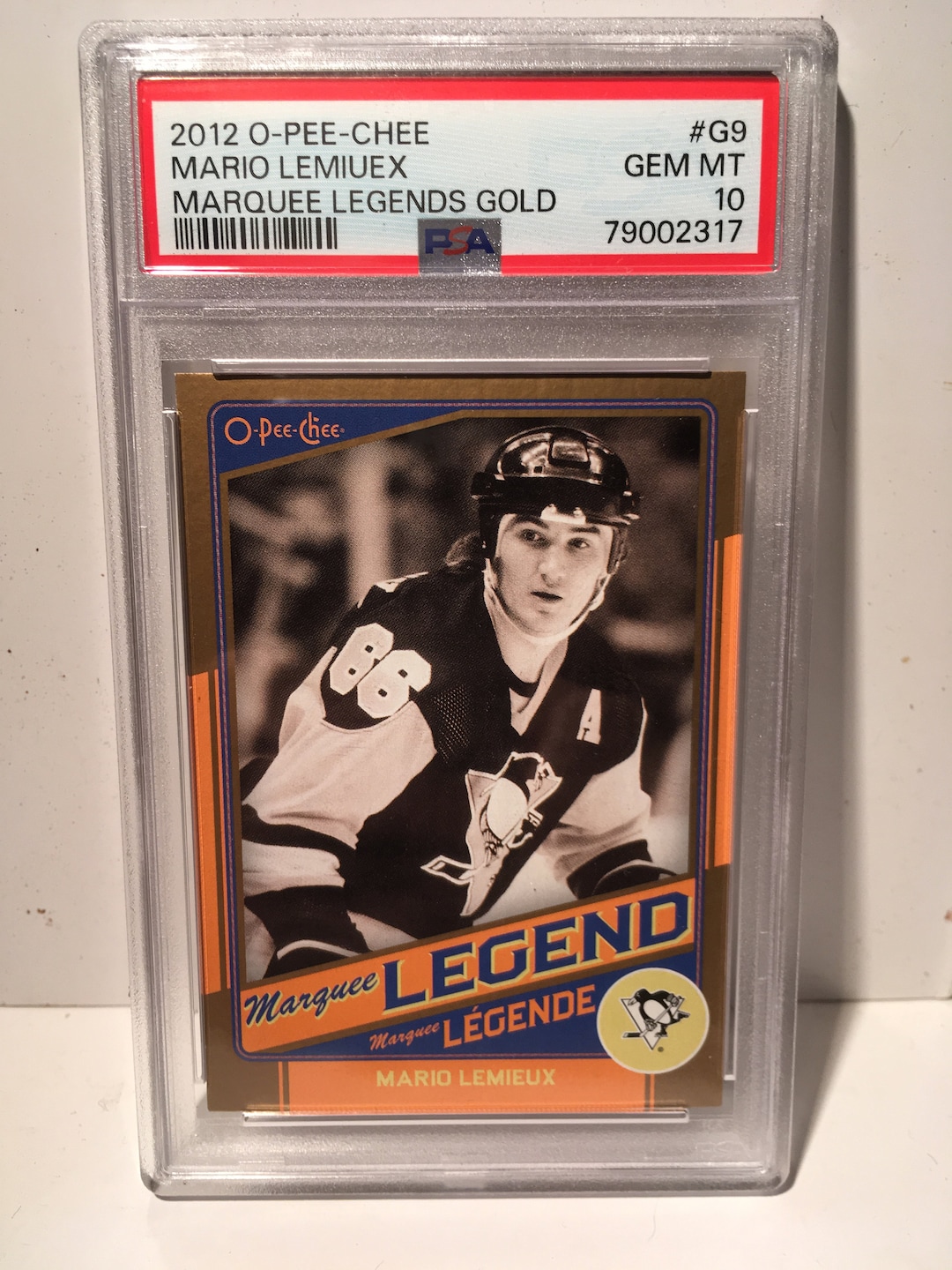 Mario Lemieux 2012 O Pee Chee Marquee Legends PSA 10 Gem Mint - Etsy