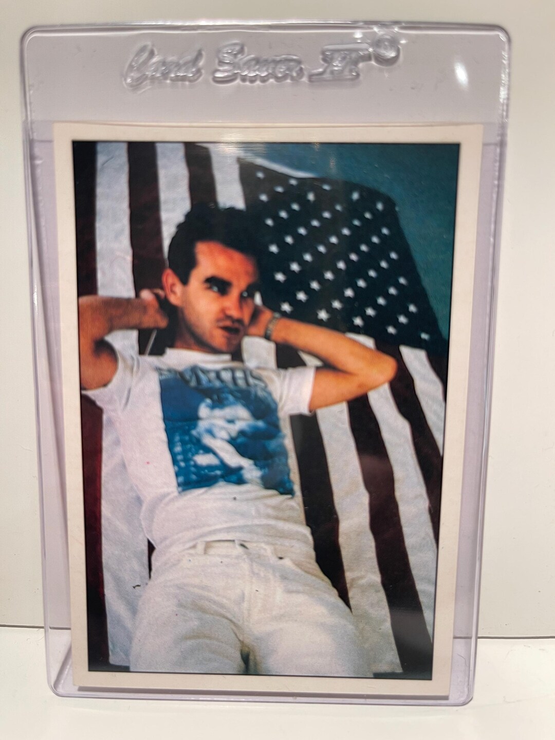 Morrissey of "the Smiths" #147 1987 Panini Smash Hits Oversized Sticker ...