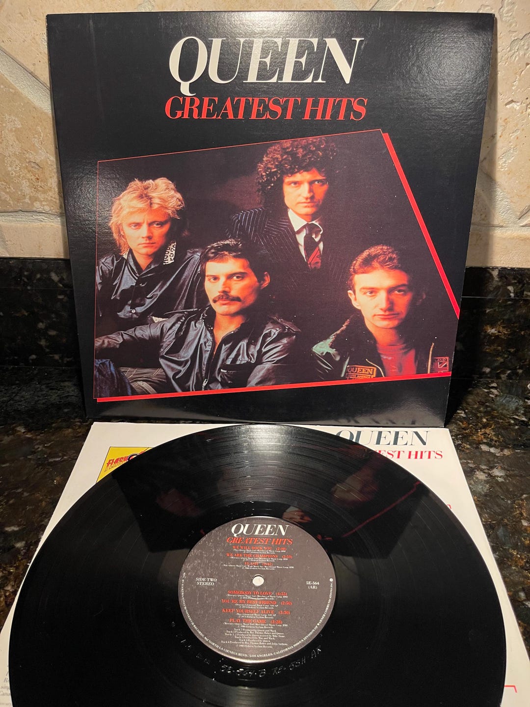 Queen "greatest Hits" 1981 - Vintage Vinyl LP Record Elektra - Near ...