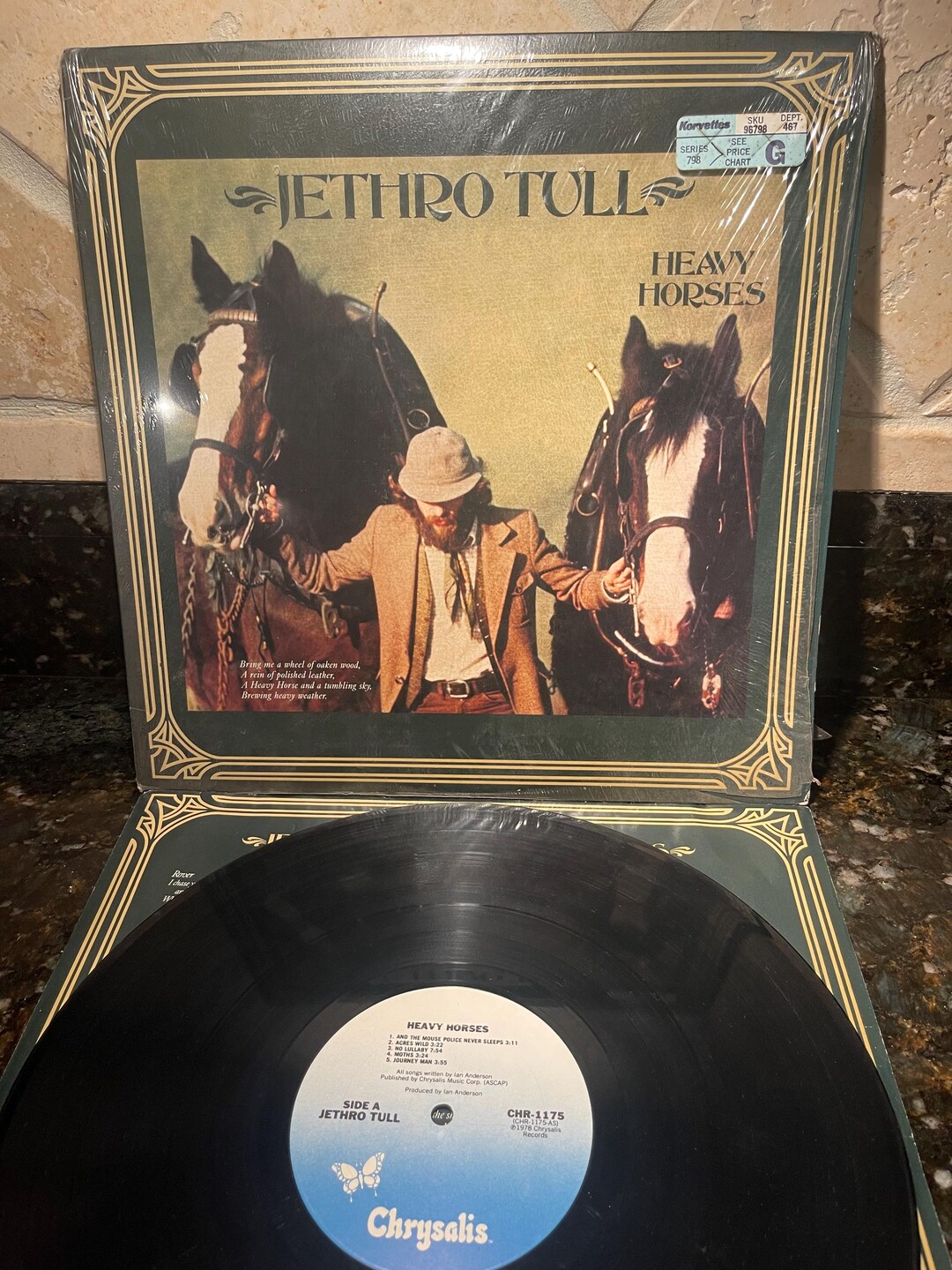 Jethro Tull – "heavy Horses" Shrink Vintage Vinyl Record LP - Etsy