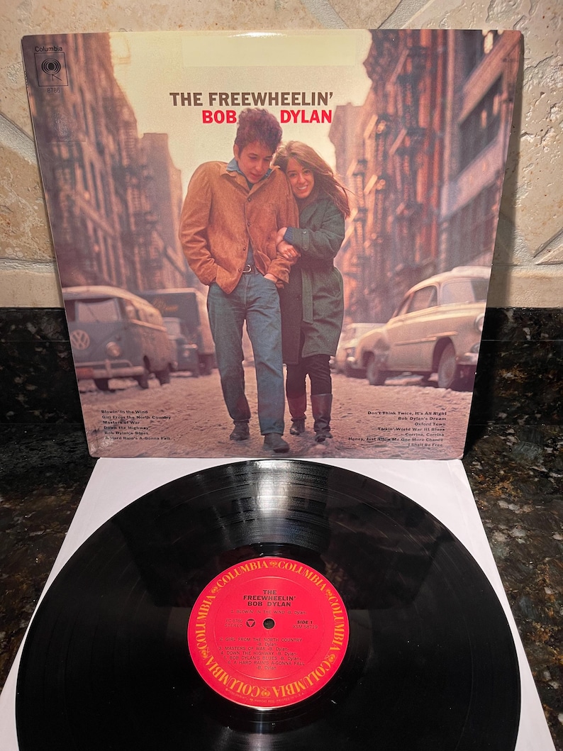 Bob Dylan "the Freewheelin' Bob Dylan" Vintage LP Vinyl Record - Near ...