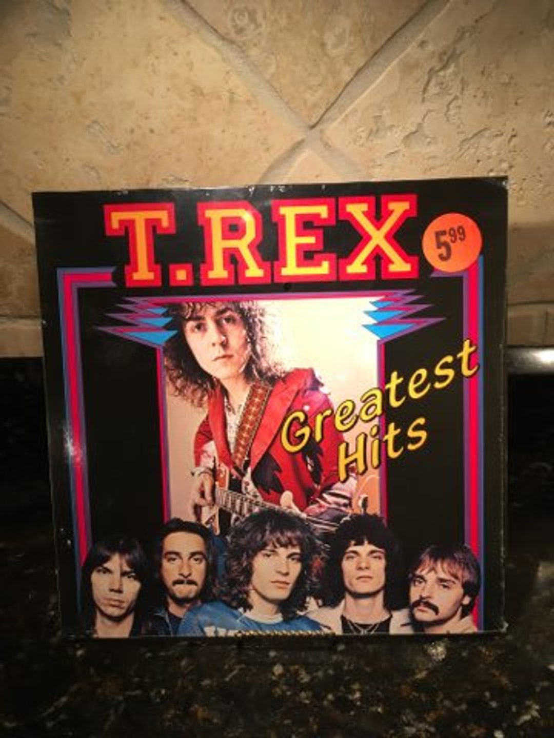 T. Rex. Greatest Hits. Original Vinyl LP Record LP Sealed NOS Rare Neon ...