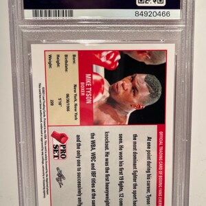 2021 Leaf Pro Set #PS14 Mike Tyson PSA 10 - Graded Encased - Etsy