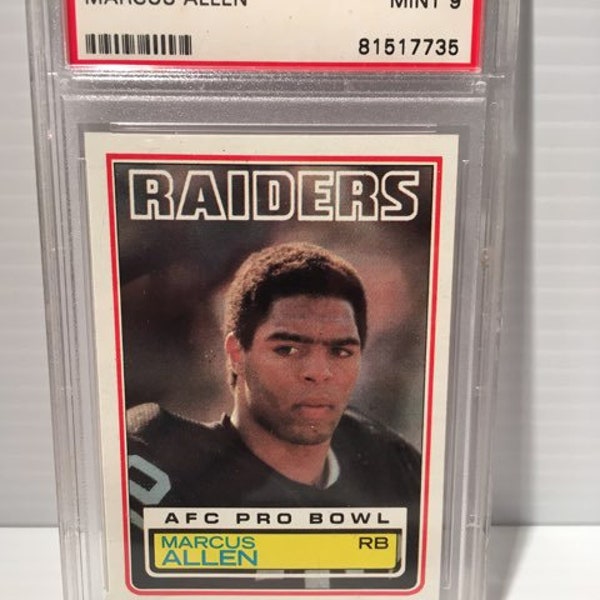 Marcus Allen Card - Etsy