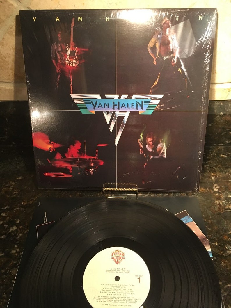 Van Halen self Titled Debut Vinyl Record Vintage - Etsy