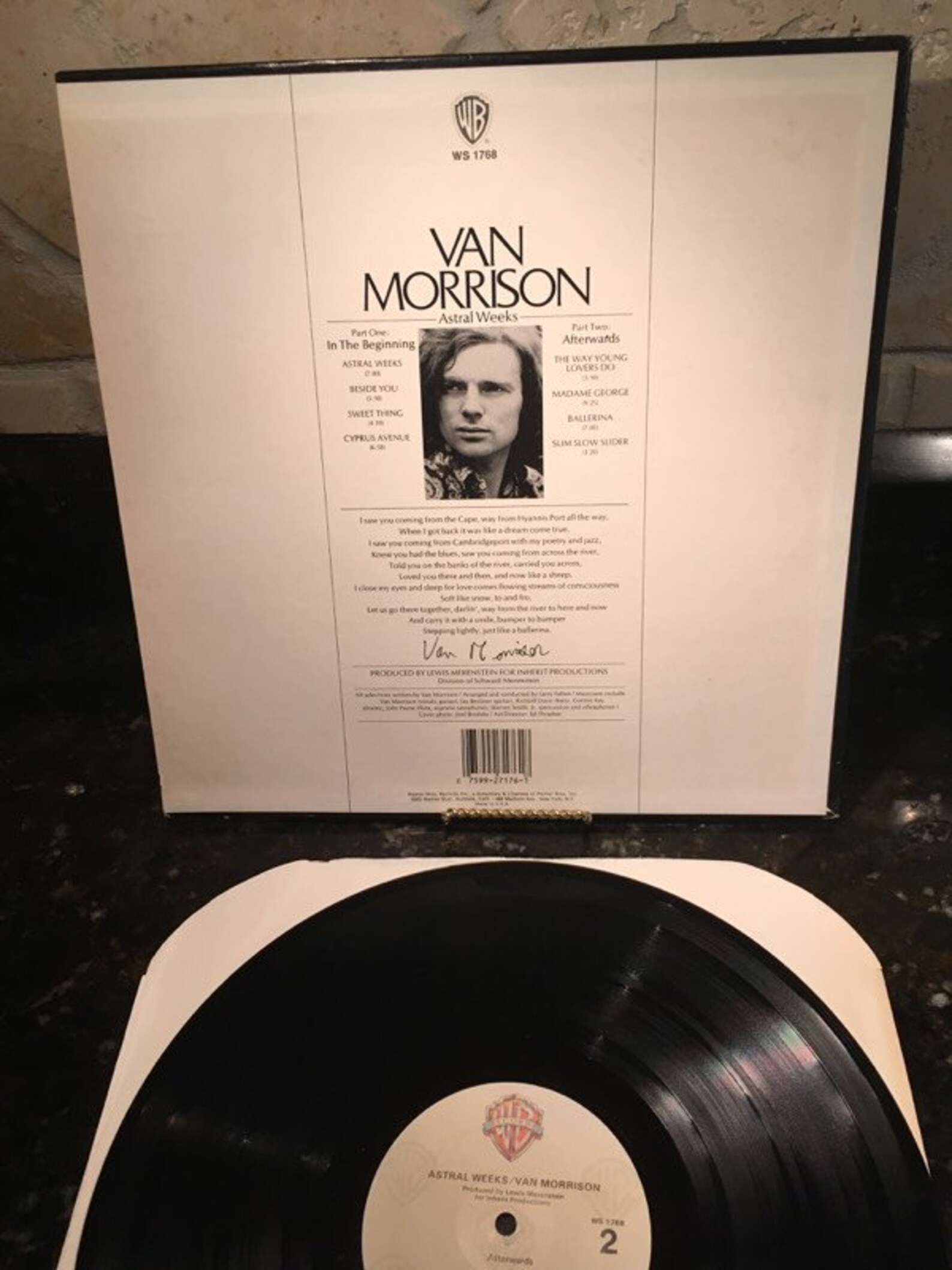 Van Morrison astral Weeks NM Condition Vintage Vinyl Record LP Free ...