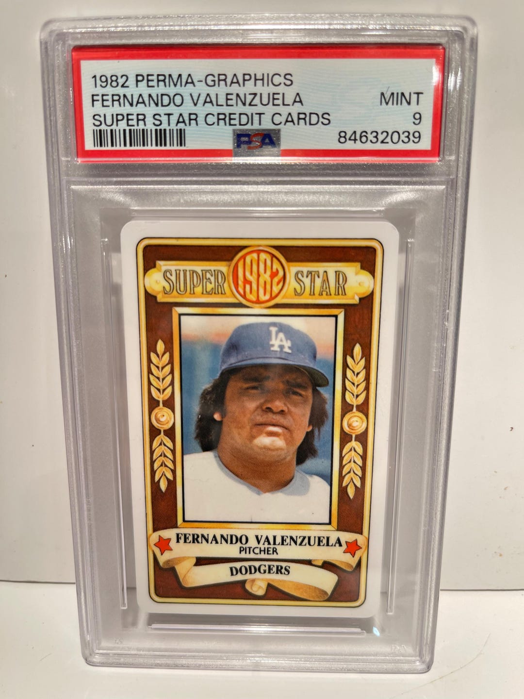 1982 Perma Graphics "all Star Credit Cards" Baseball Fernando ...