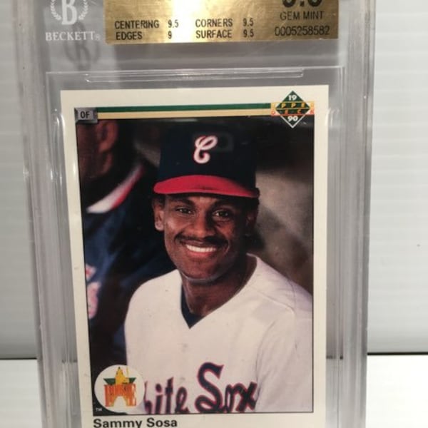 Sammy Sosa Error Cards - Etsy