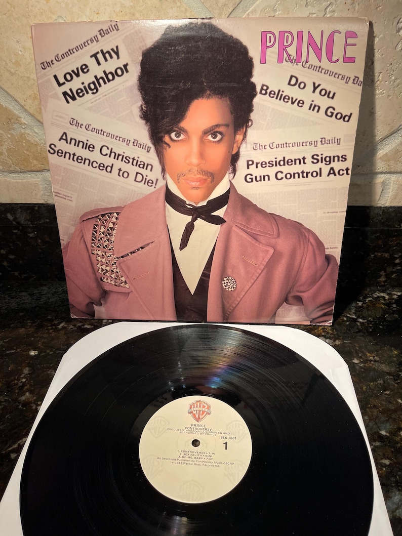 Prince "controversy" 1980's LP Vinyl Record Excellent Condition! - Free ...