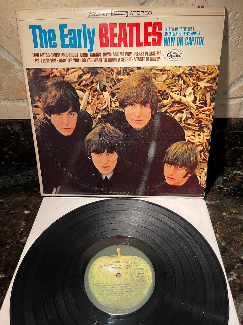 The Beatles "the Early Beatles" Vintage Pressing VG+ - Lennon Harrison ...