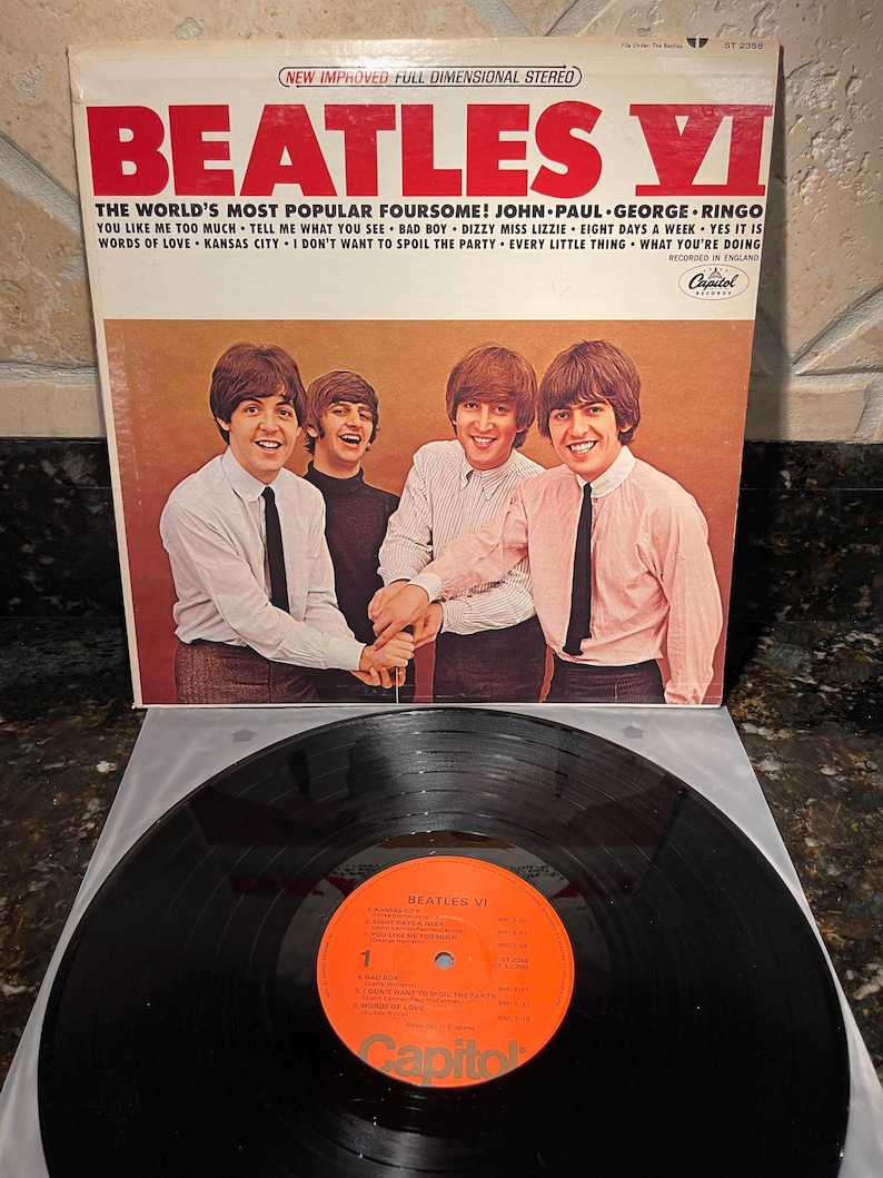 Beatles VI - EX Pressing - Vintage Vinyl Record LP- Free Shipping! - Etsy