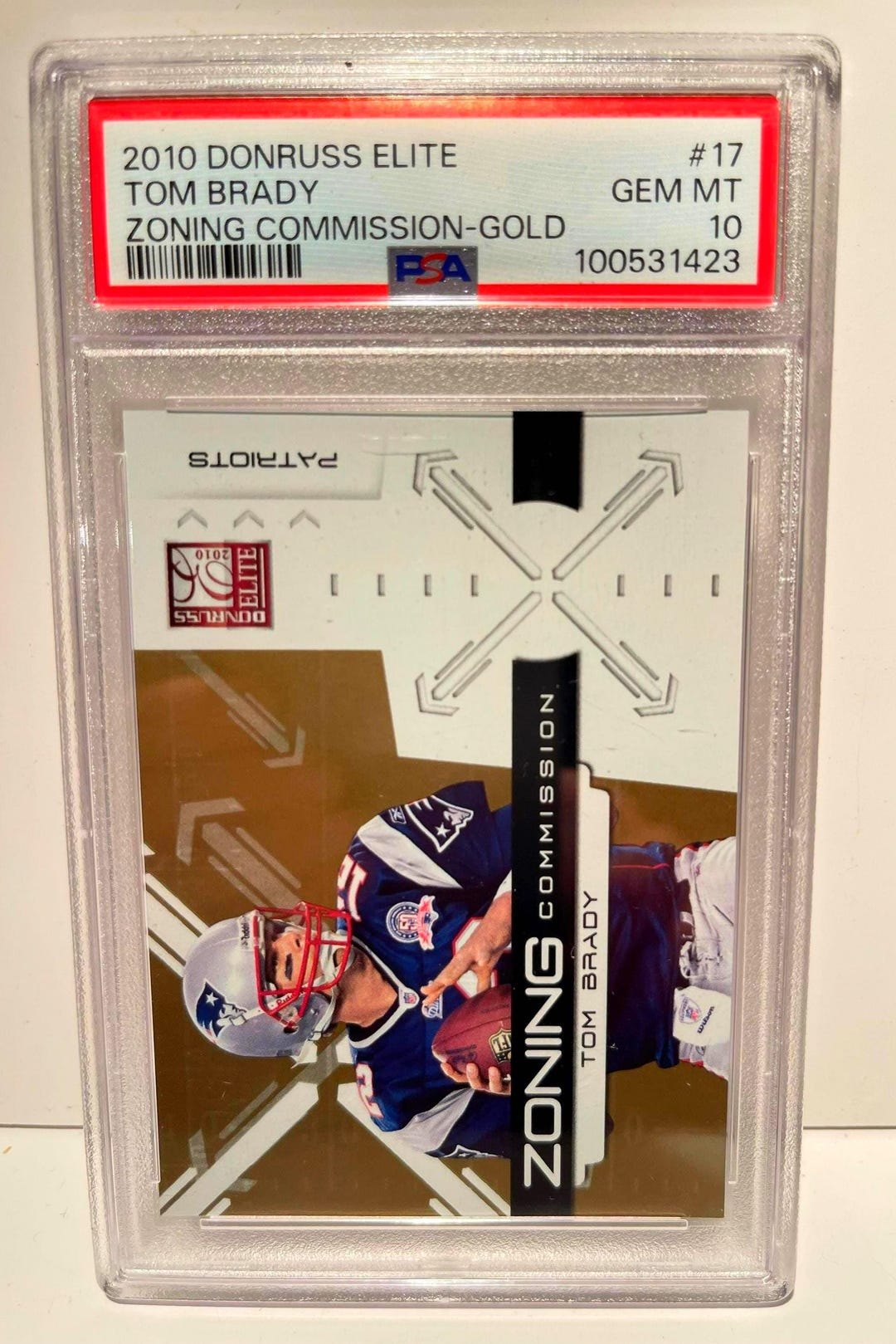 2010 Donruss Elite -- Zoning Commision Gold/999 PSA 10 Gem Mint Rare ...