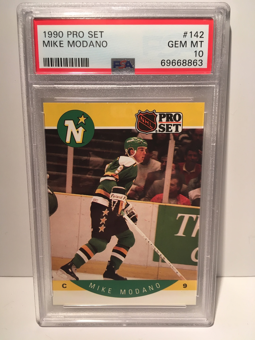 1990 Pro Set Mike Modano RC Rookie Card PSA 10 Encased Graded ...