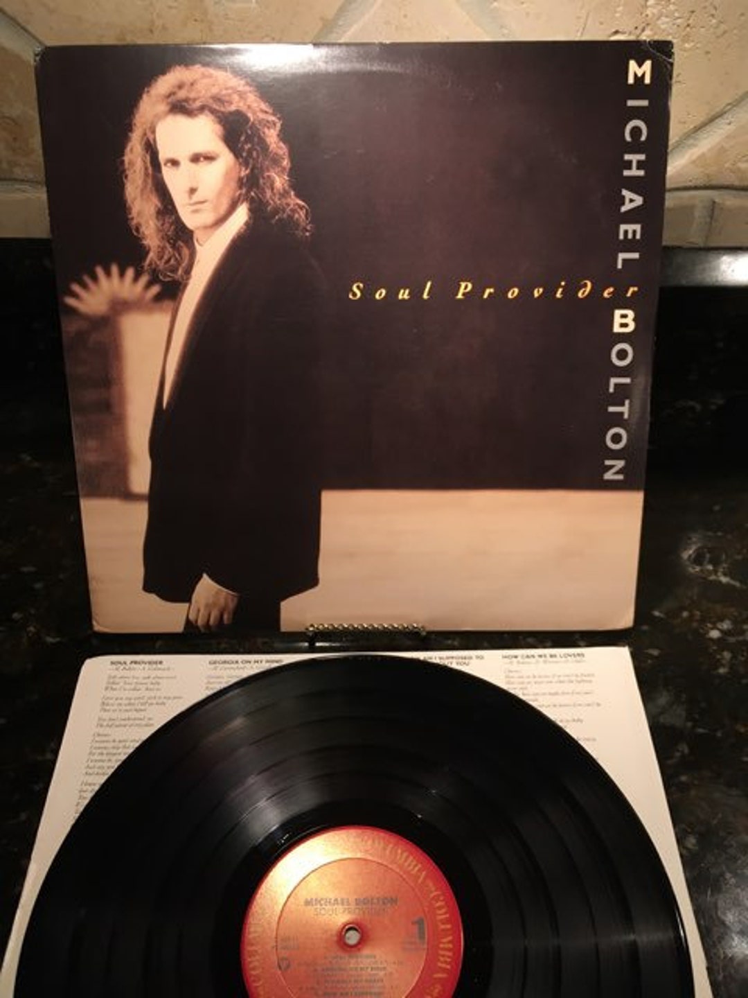 Michael Bolton "soul Provider" Vintage LP Record Vinyl Excellent Condition- Free Shipping - Etsy