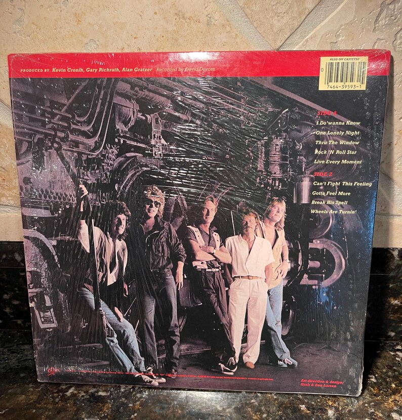 REO Speedwagon - Wheels Are Turnin' Vintage Record LP Vinyl Sealed ...