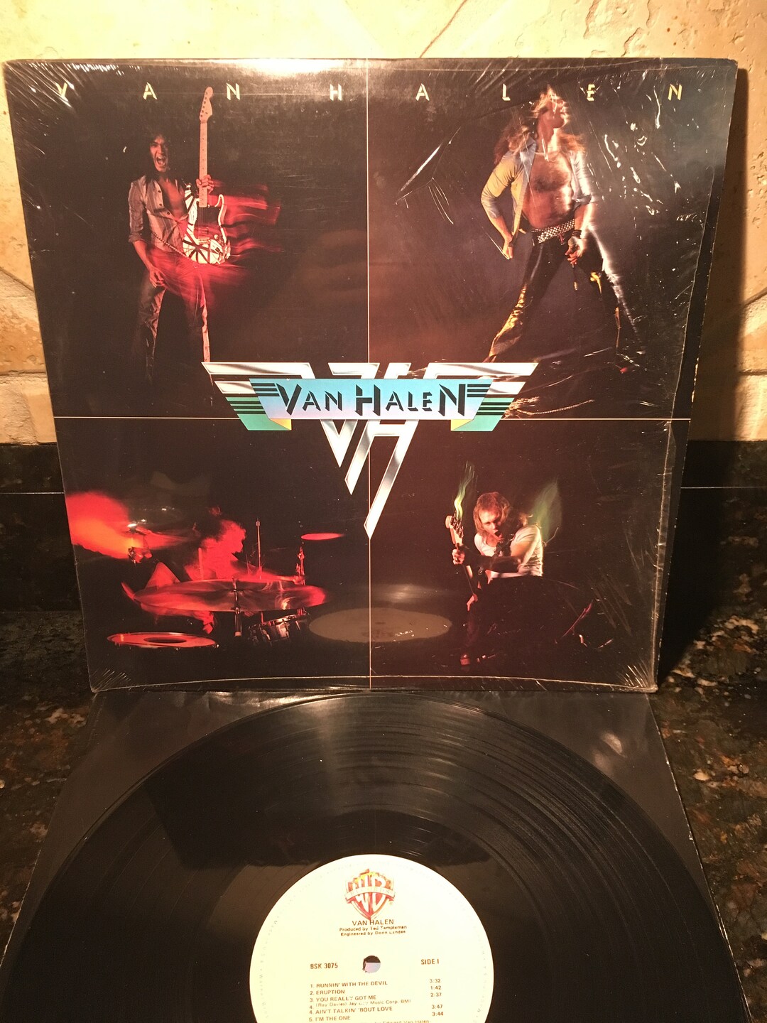 Van Halen self Titled Original Debut Vinyl Record Vintage Pressing ...