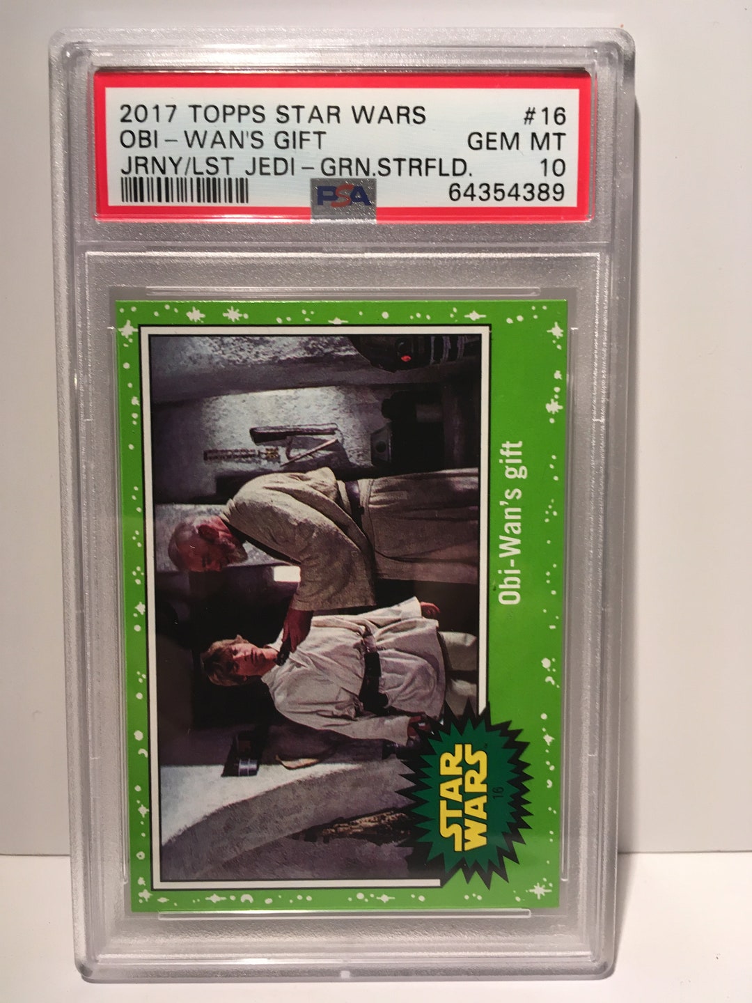2017 Star Wars Green Starfield Obi Wans Gift PSA 10 Gem Mint - Card Has ...