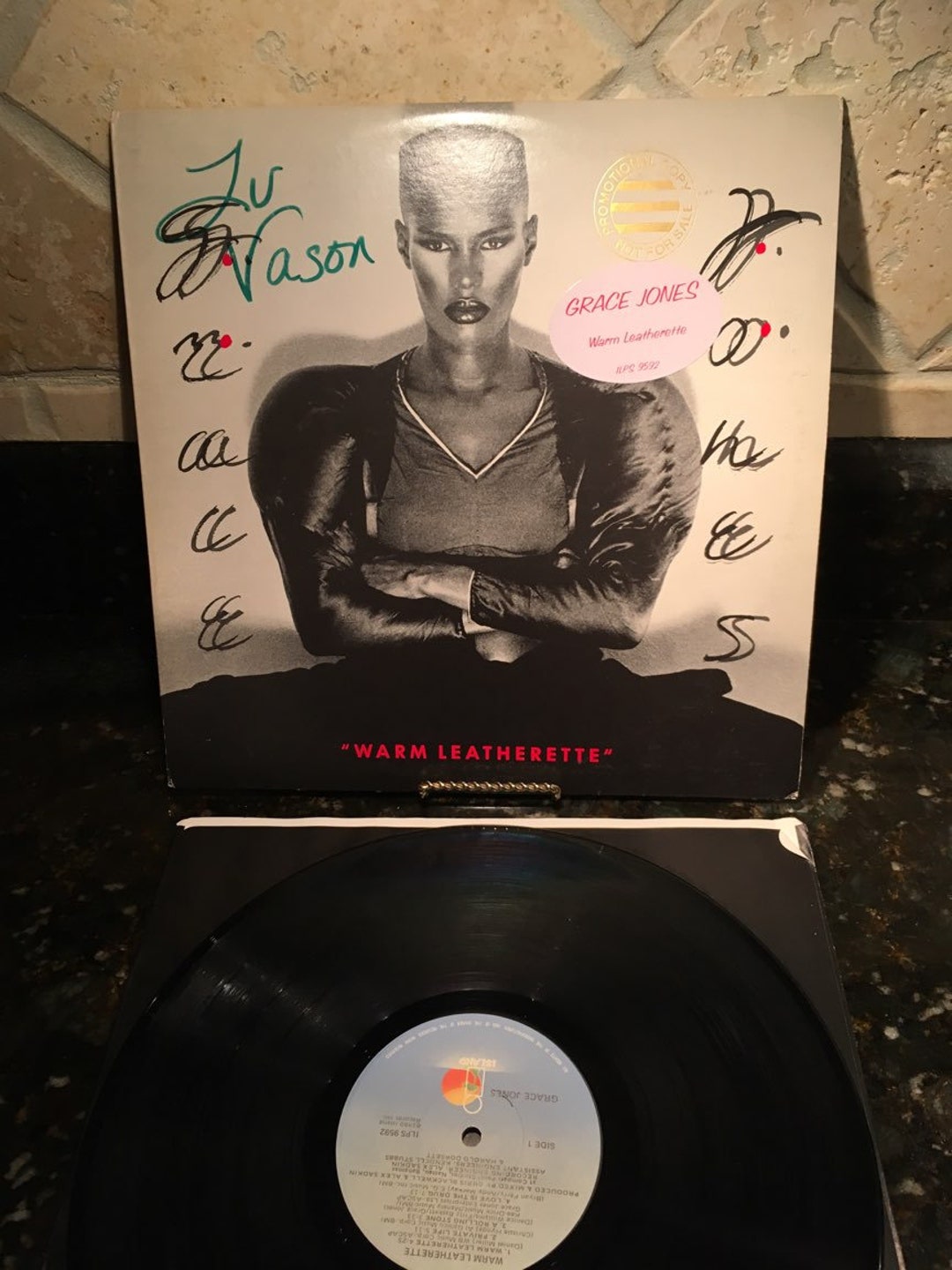 Grace Jones-warm Leatherette 1980 Vinyl Record LP Rare Promotional Copy ...