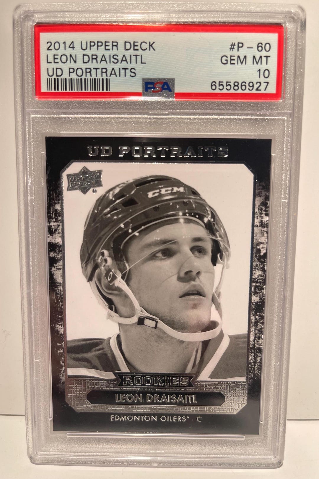 2014 Upper Deck Portraits Leon Draisaitl Rookie Card Edmonton PSA 10 ...