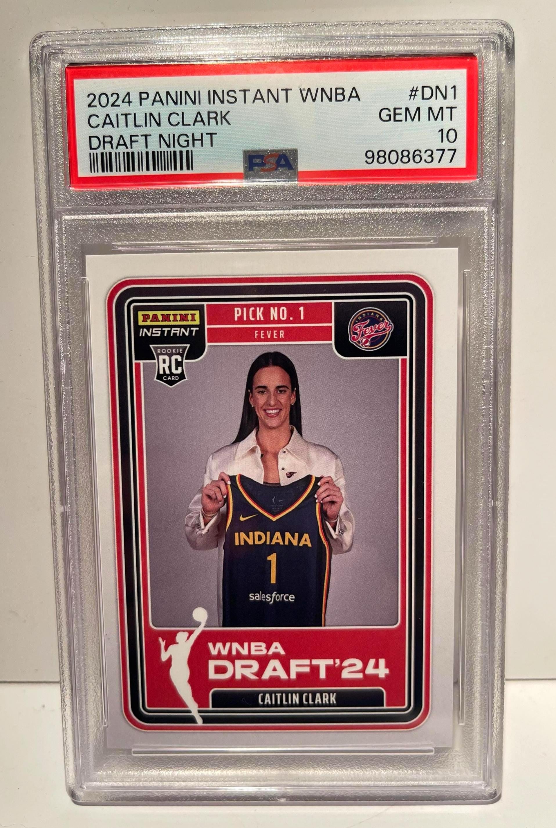 2024 Panini Instant WNBA Draft Night Caitlin Clark #DN1 PSA 10 Gem MINT ...