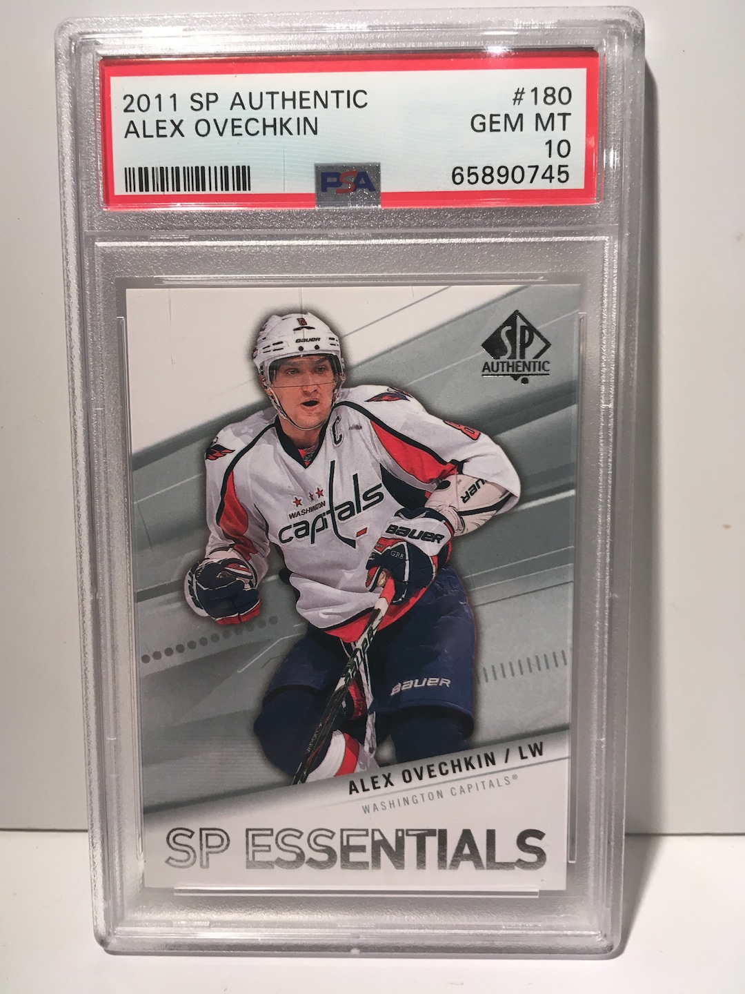 2011 SP Authentic SP Essentials Alex Ovechkin PSA 10 Gem Mint Rare Encased Graded - Etsy