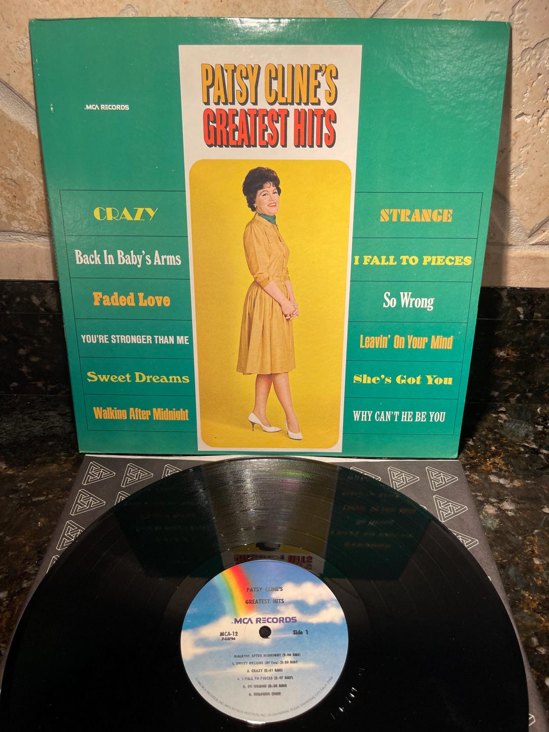 Patsy Cline "greatest Hits " Vintage Pressing - LP Vinyl Record ...