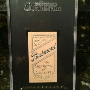 T206 Piedmont Nick Maddox SGC 7.5 Rare Authenticated Encased Graded ...