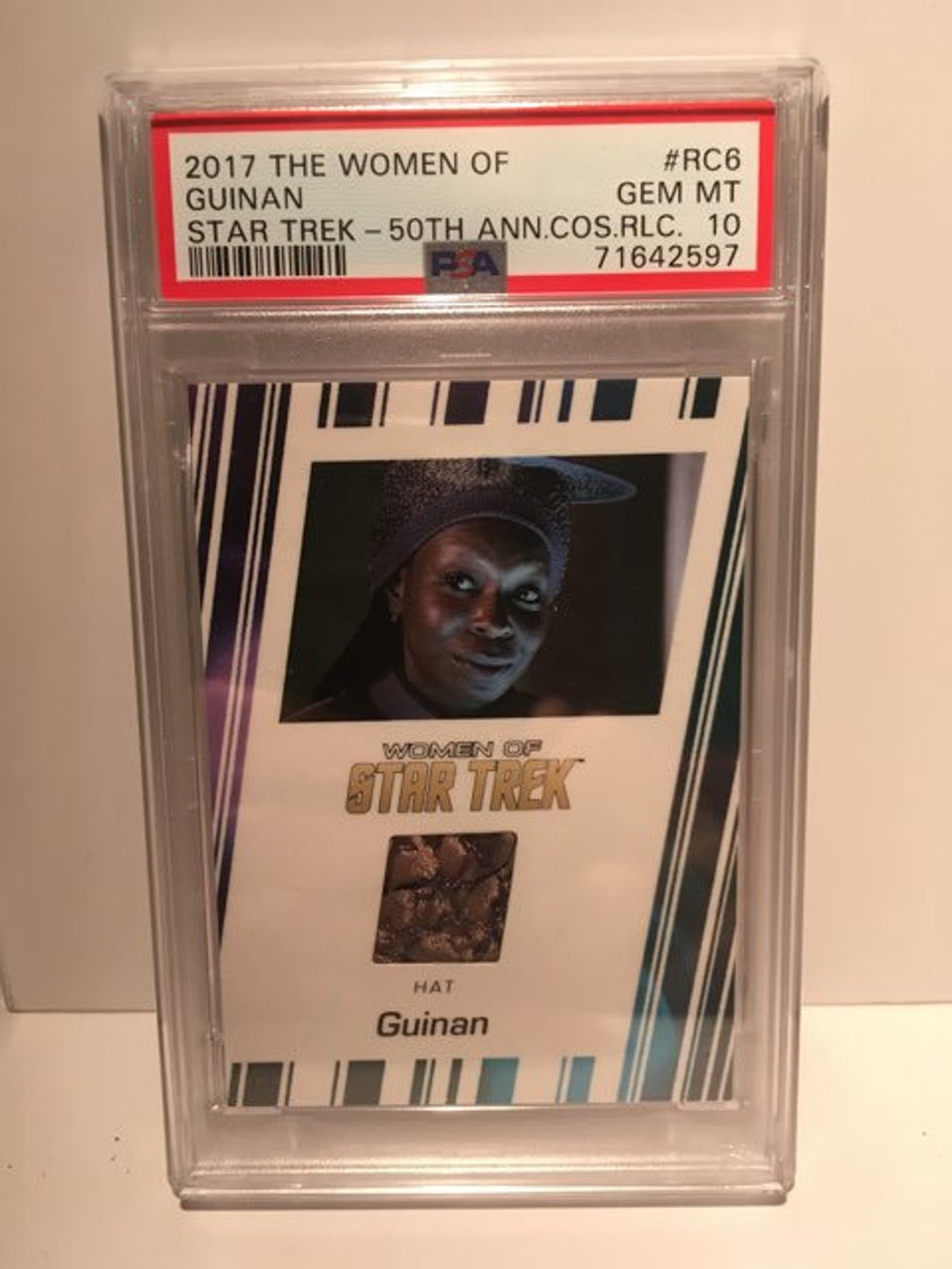 2017 Women of Star Trek Costume Relic Whoopi Goldberg as Guinan PSA 10 ...