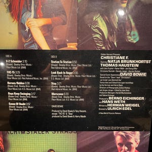 DAVID BOWIE - Christiane F Soundtrack Rare Vintage Vinyl Lp Sealed NOS ...