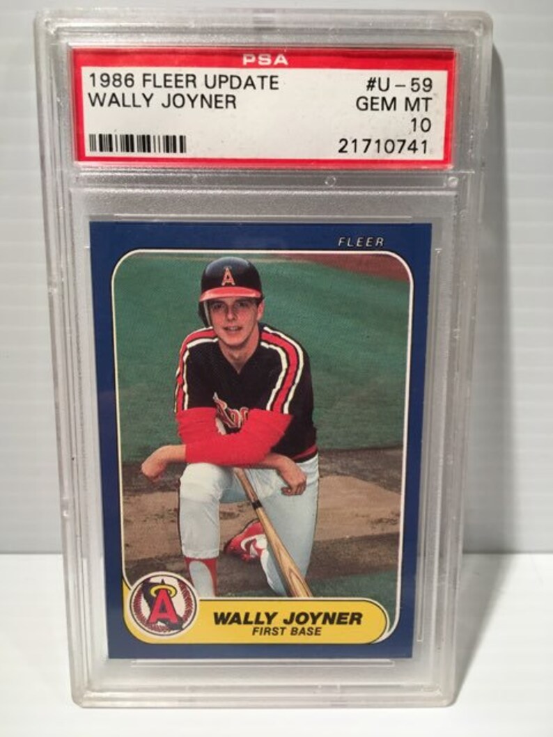 Wally Joyner 1986 Fleer Update Rookie Card Very Rare PSA - Etsy UK