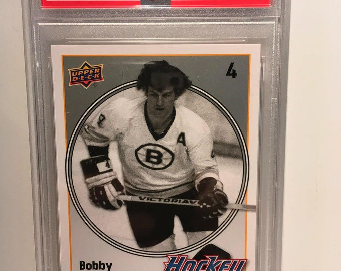 2010 Upper Deck Hockey Heroes Bobby Orr PSA 10 - Graded Encased Bruins ...