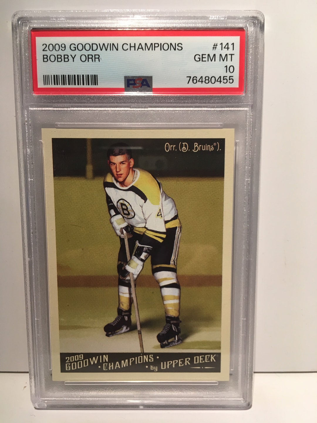 2009 Goodwin Champions Bobby Orr PSA 10 - Graded Encased Bruins Hall of ...
