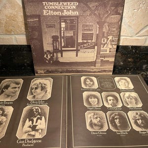 Elton John - "tumbleweed Connection" - Rare Vintage Gatefold LP ...