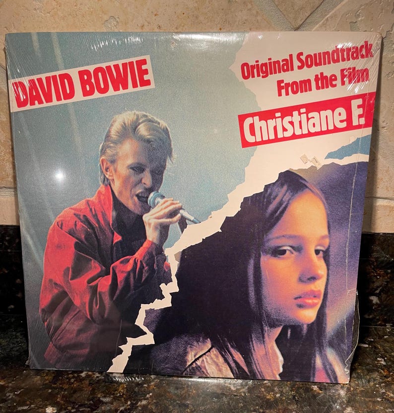 DAVID BOWIE - Christiane F Soundtrack Rare Vintage Vinyl Lp Sealed NOS ...