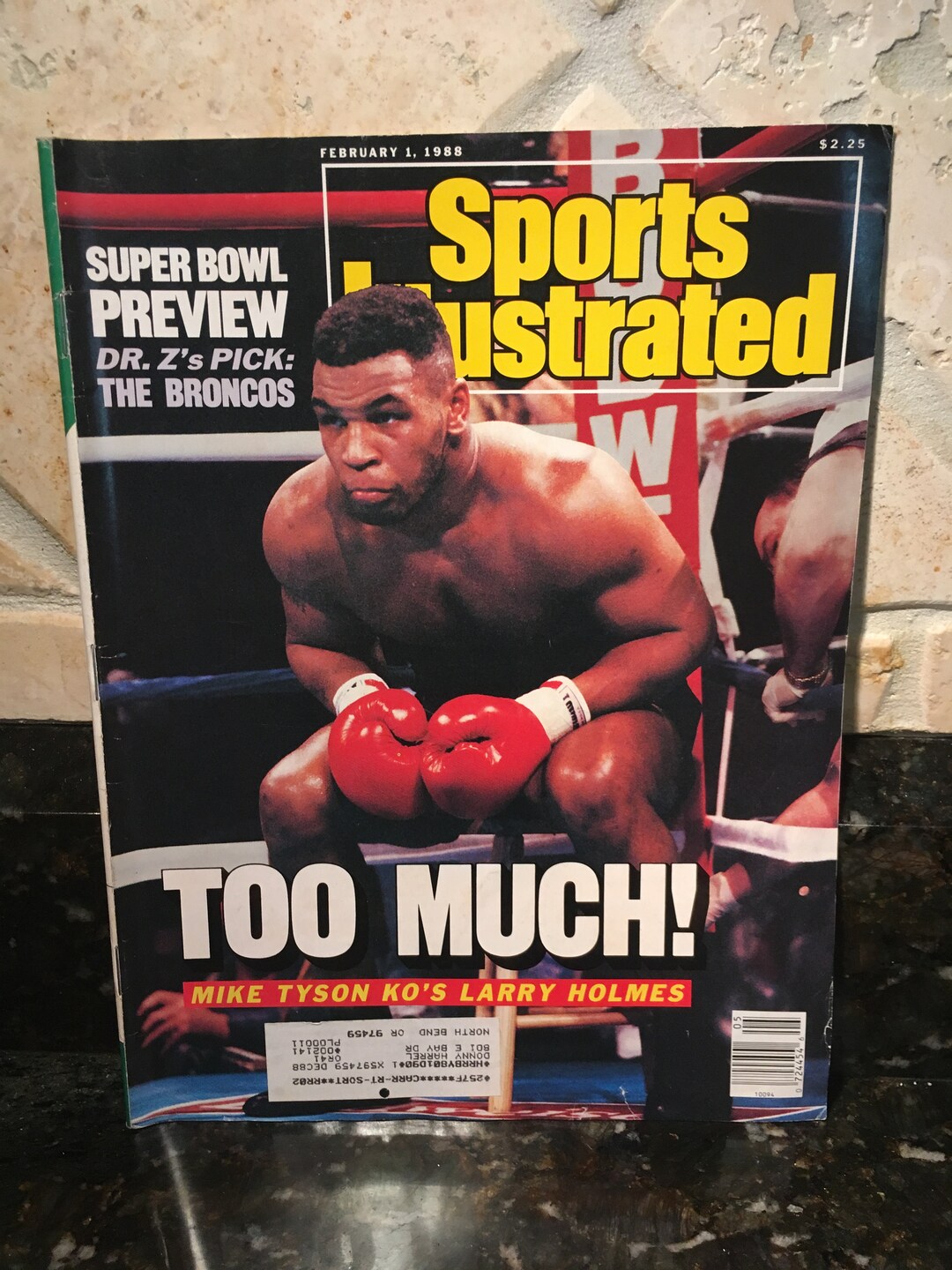 Sports Illustrated Feb 1 1988 - "too Much" Mike Tyson, Undisputed ...