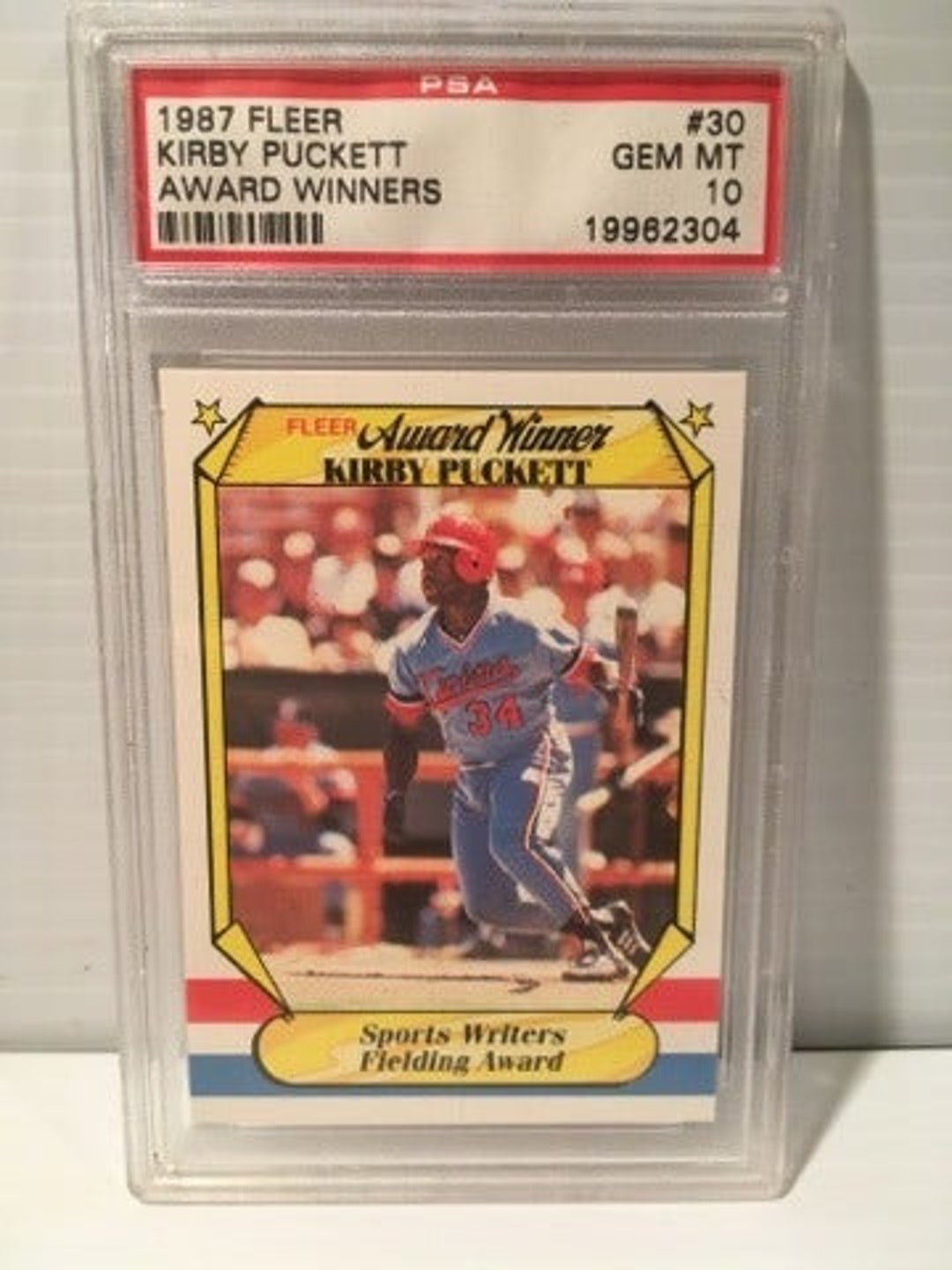Kirby Puckett 1990 Topps 700 PSA 10 Graded Authenticated Encased - Etsy