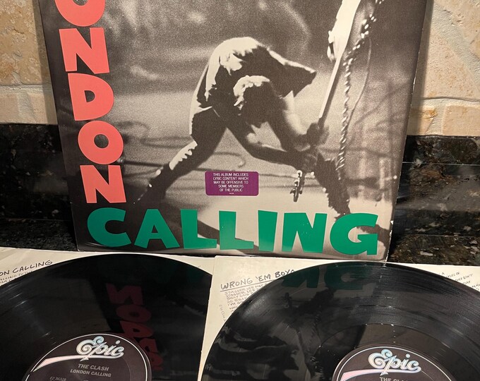 The Clash "london Calling" - Rare Vintage Vinyl Record LP - EX ...