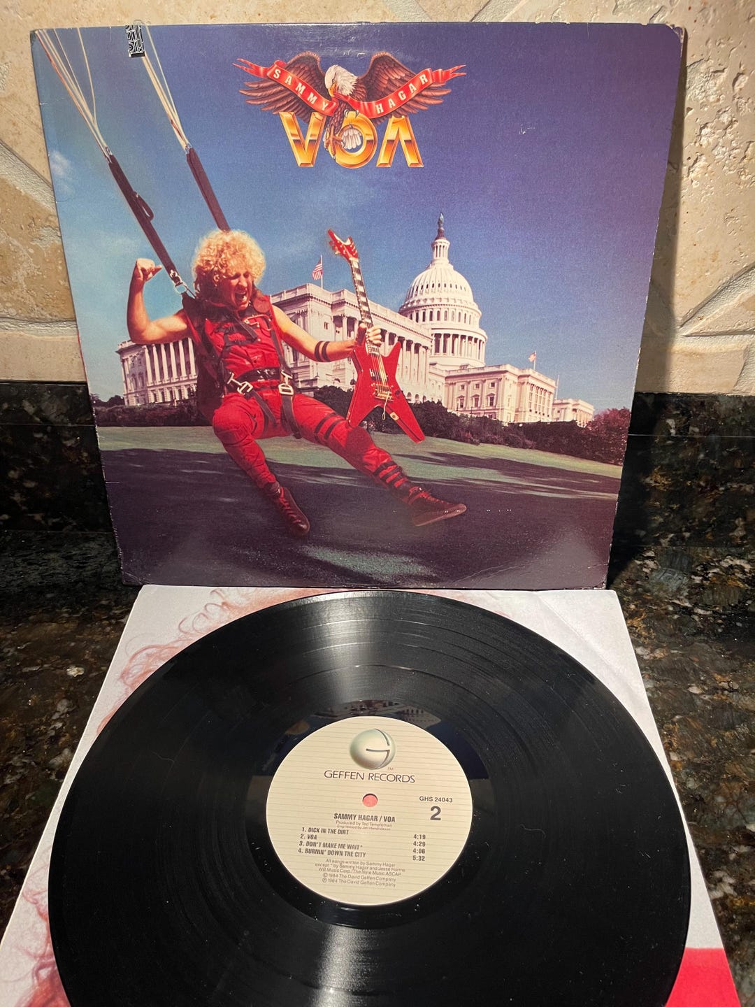 Sammy Hagar of Van Halen "voa" EX Vintage - Vinyl LP Record - Free ...