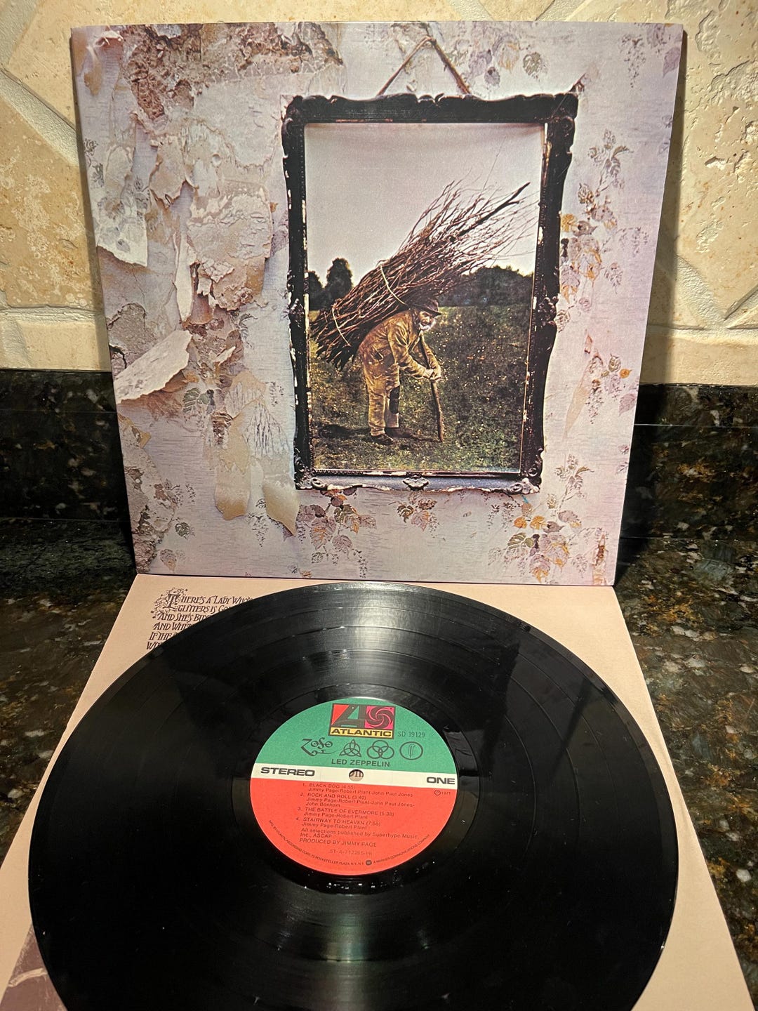Led Zeppelin IV Untitled ZOSO Record Vinyl LP - Vintage Pressing ...