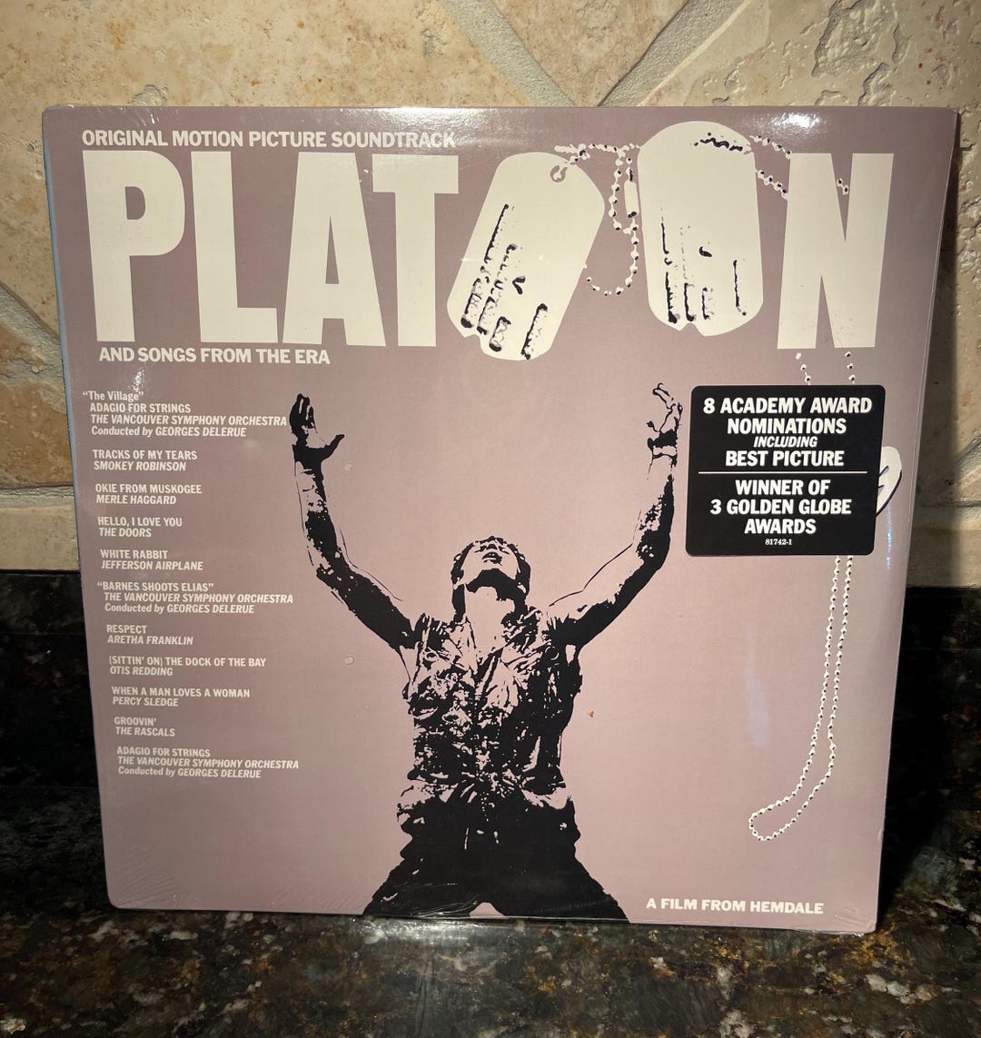 Platoon Soundtrack 1986 Vintage Record LP Vinyl Sealed NOS - Etsy