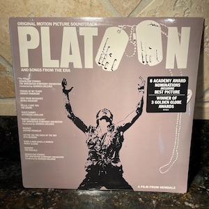 Platoon Soundtrack 1986 Vintage Record LP Vinyl Sealed NOS - Etsy