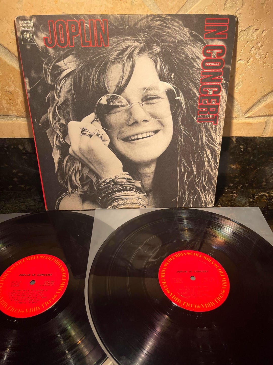 Janice Joplin Live in Concert - 1970's - 2 Lp Record Vintage Vinyl - A ...